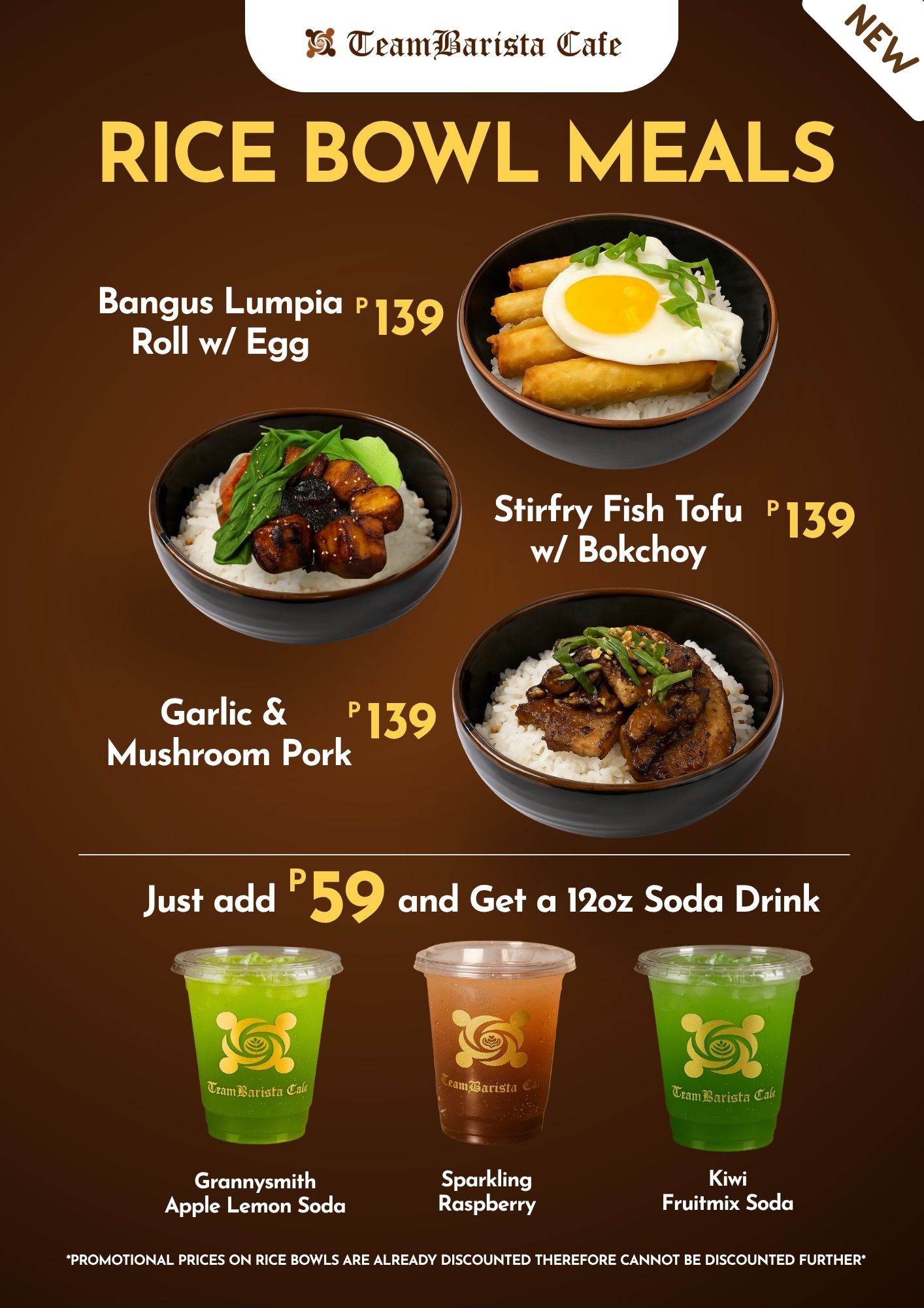 Our Menu - Team Barista Cafe